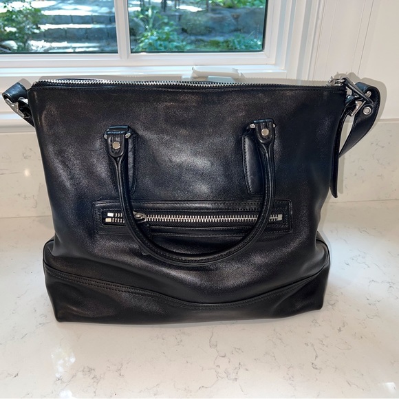 Coach | Bags | Coach Legacy Rory Black Leather Satchel Bag E22 19892 ...